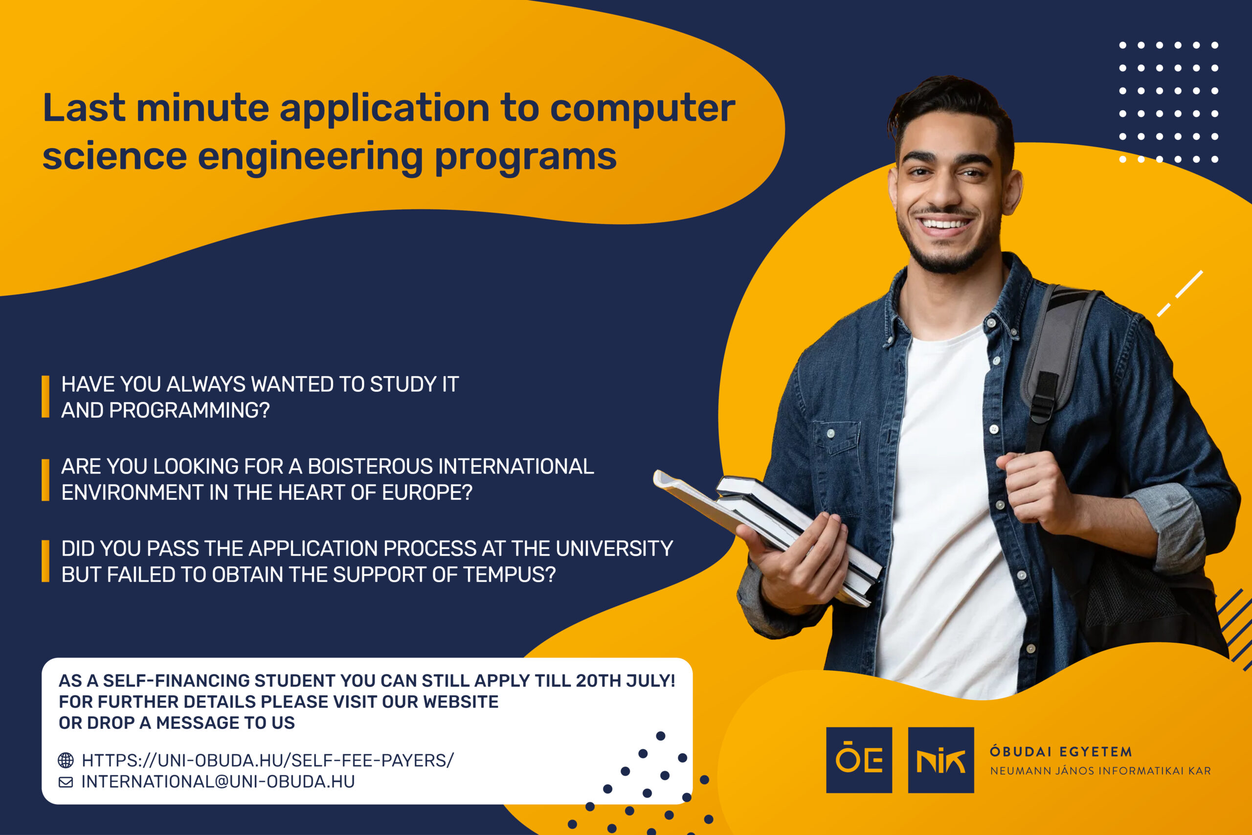 Last minute application - Obuda University - John von Neumann Faculty ...