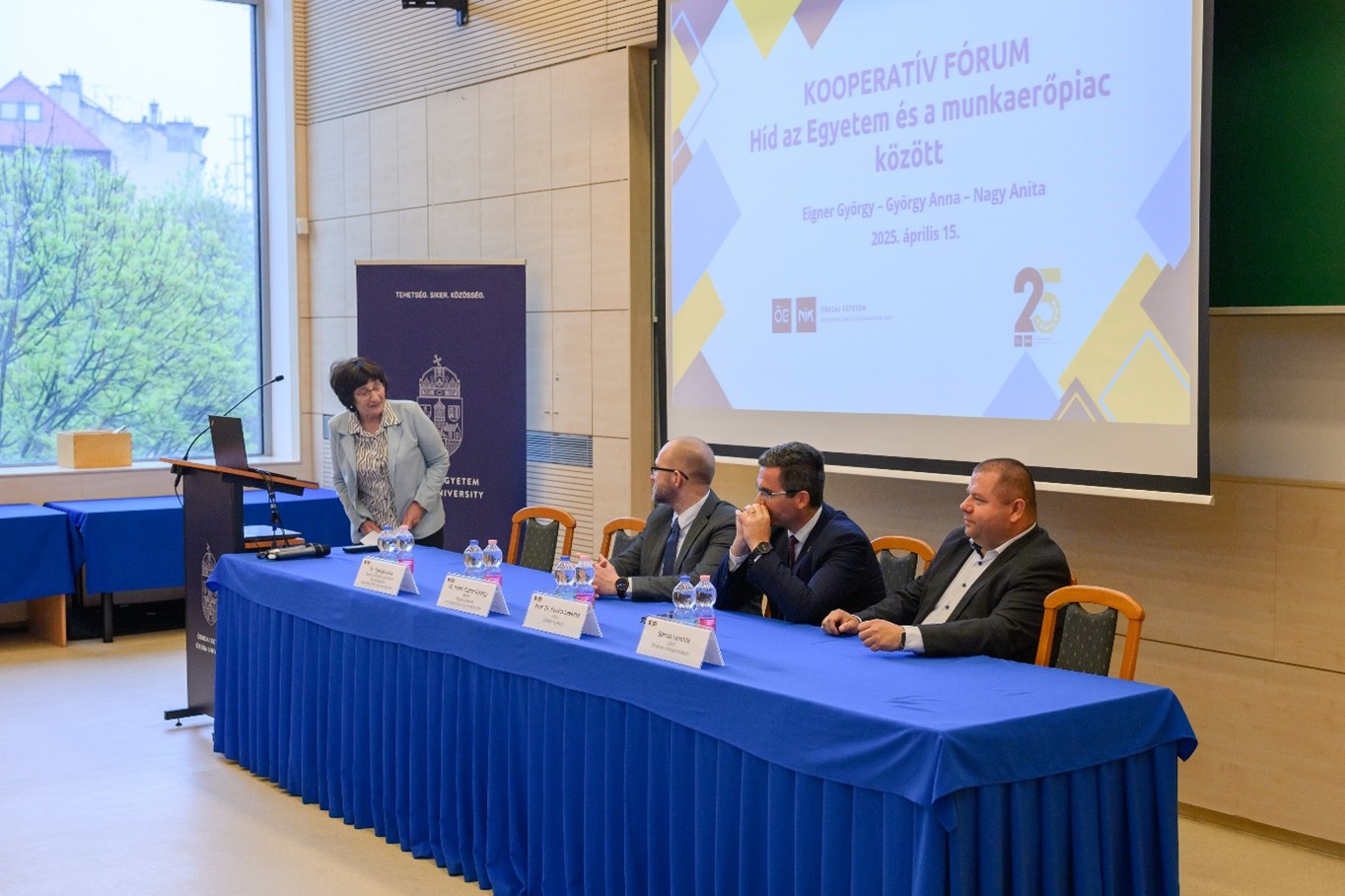 Kooperatív fórum 2025 - Óbudai Egyetem - Neumann János Informatikai Kar